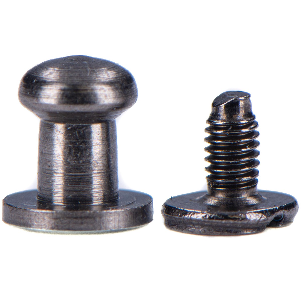 Bouton Rivet - Noir Nickel 6mm
